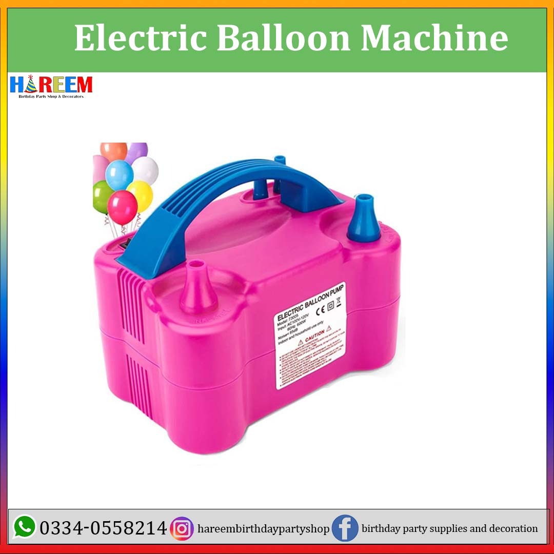 Electric Balloon Machine – Hareem Birthday and Party Supplies